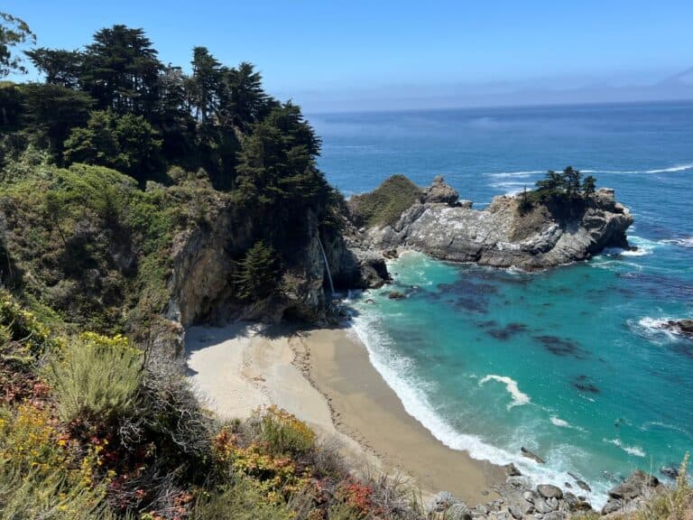 My visit to the Iconic McWay Falls in Big Sur - My California Travels