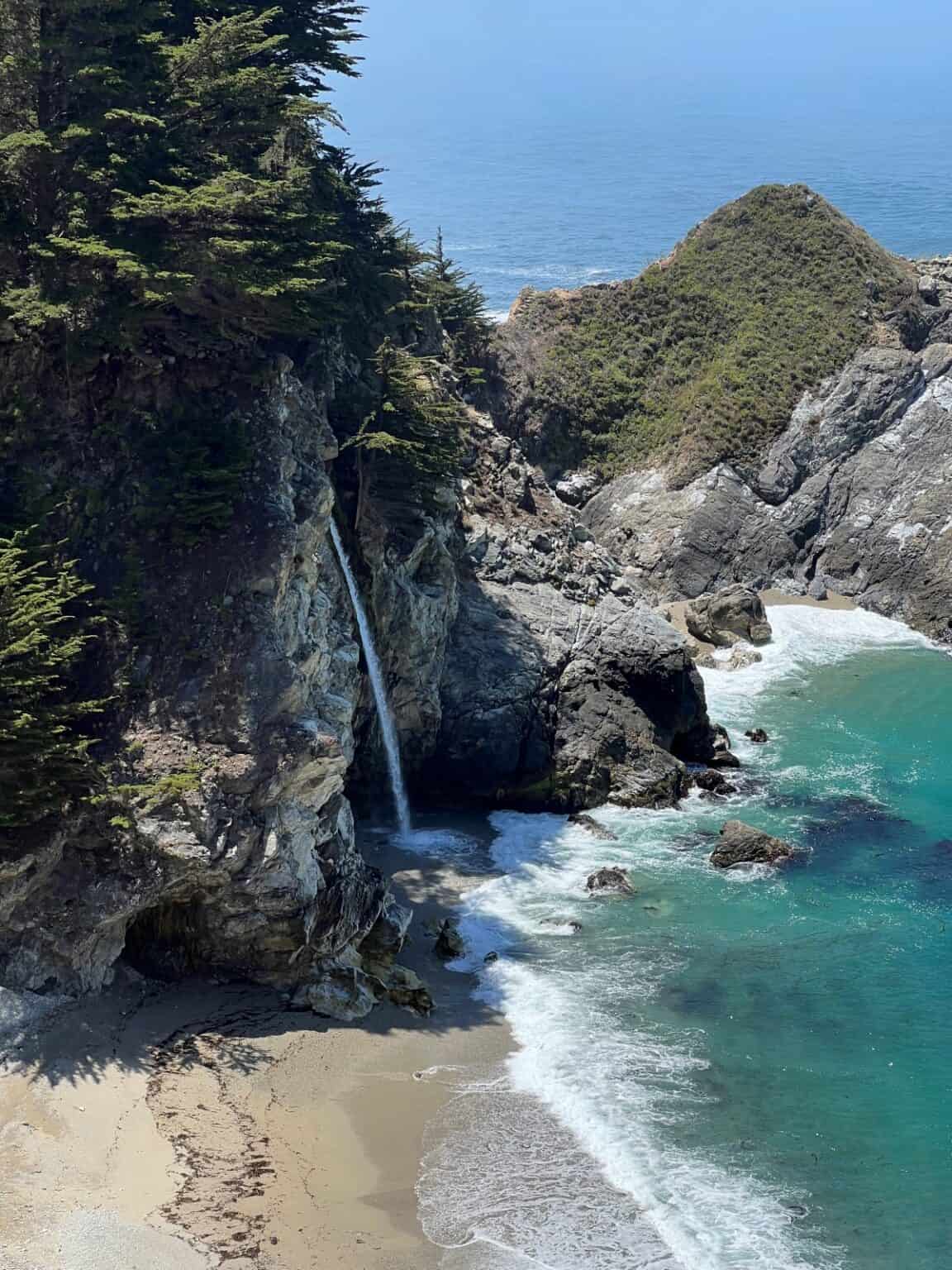 My visit to the Iconic McWay Falls in Big Sur - My California Travels