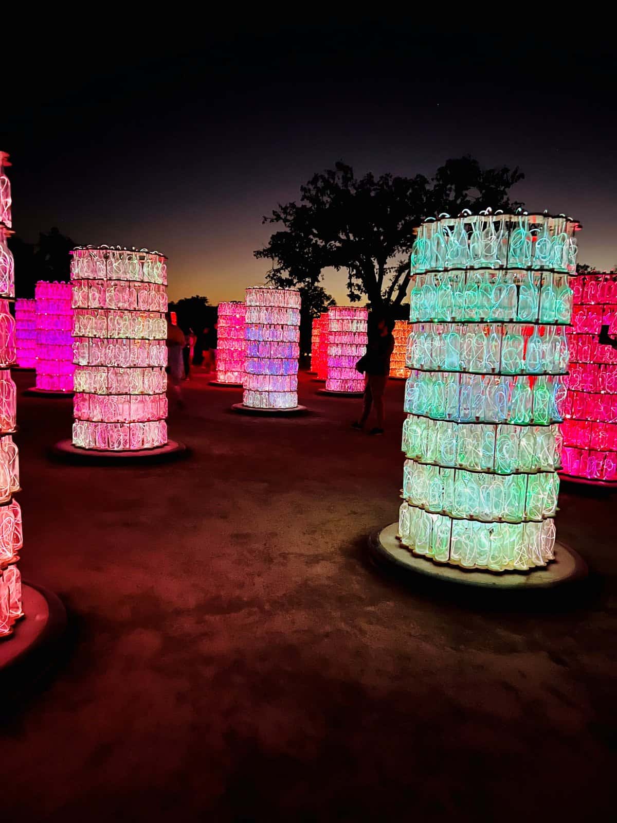 Sensorio Field of Lights in Paso Robles: An illuminated evening! - My ...